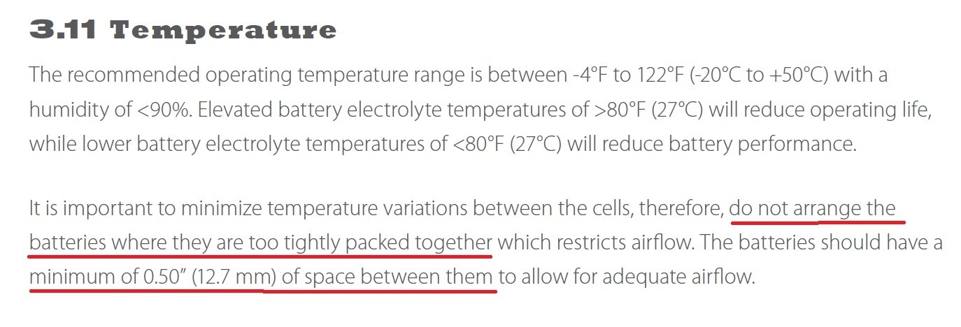 Battery Installation Observations - Dove Free Spirit