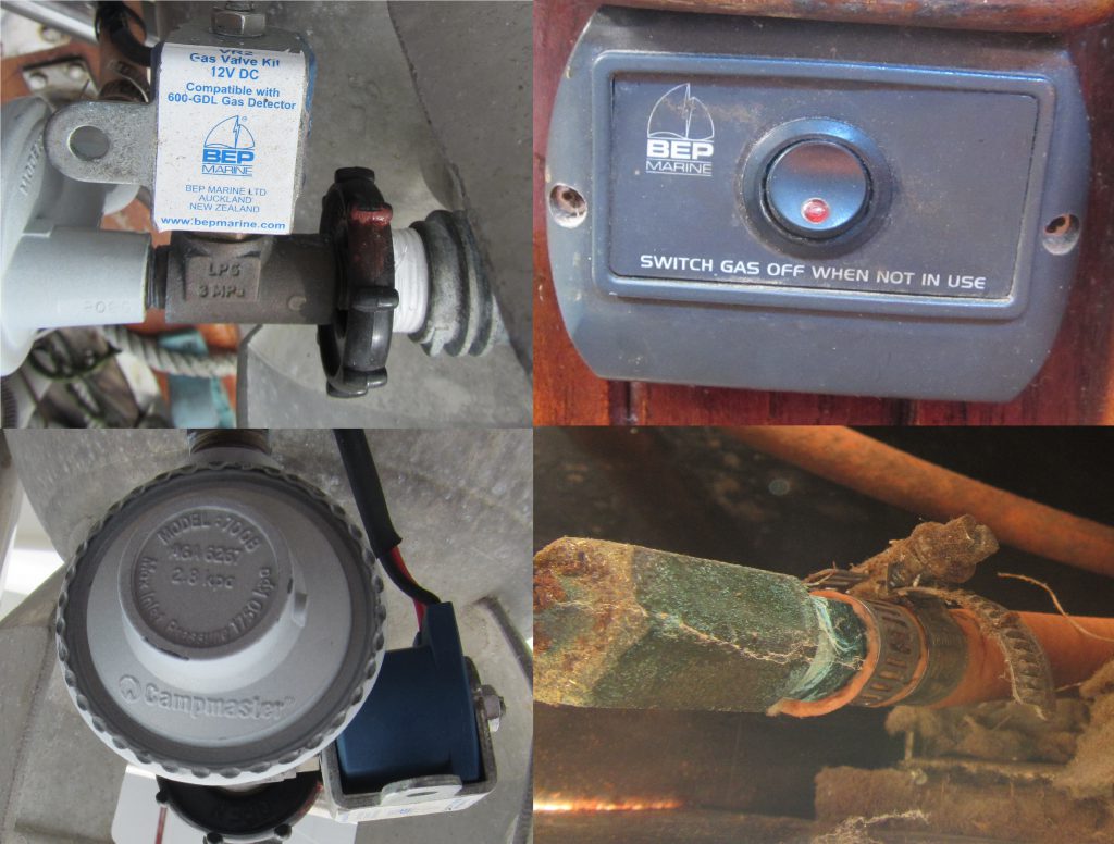 Initial Inspection – LPG System - Dove Free Spirit