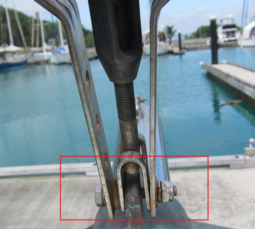 Initial Inspection Standing Rigging - Dove Free Spirit