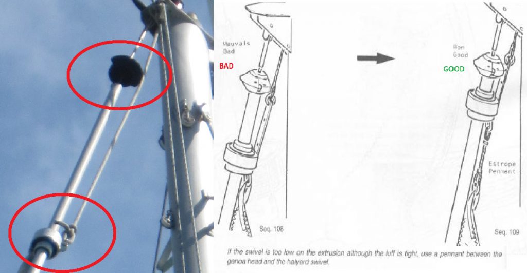 Initial Inspection Standing Rigging | Dove Free Spirit