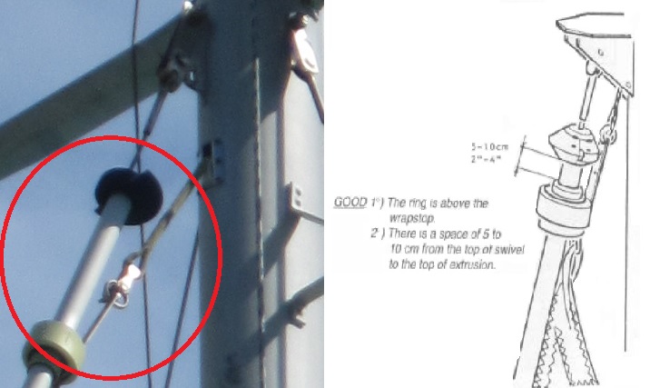 Initial Inspection Standing Rigging - Dove Free Spirit