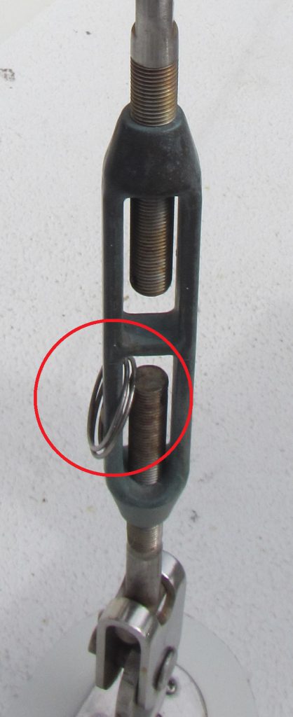 Initial Inspection Standing Rigging - Dove Free Spirit