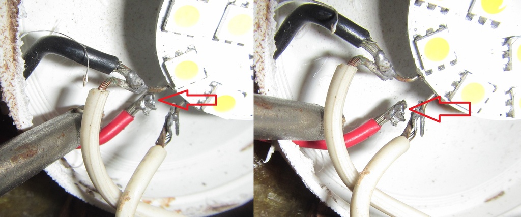 Overhead LED Lights - Dove Free Spirit