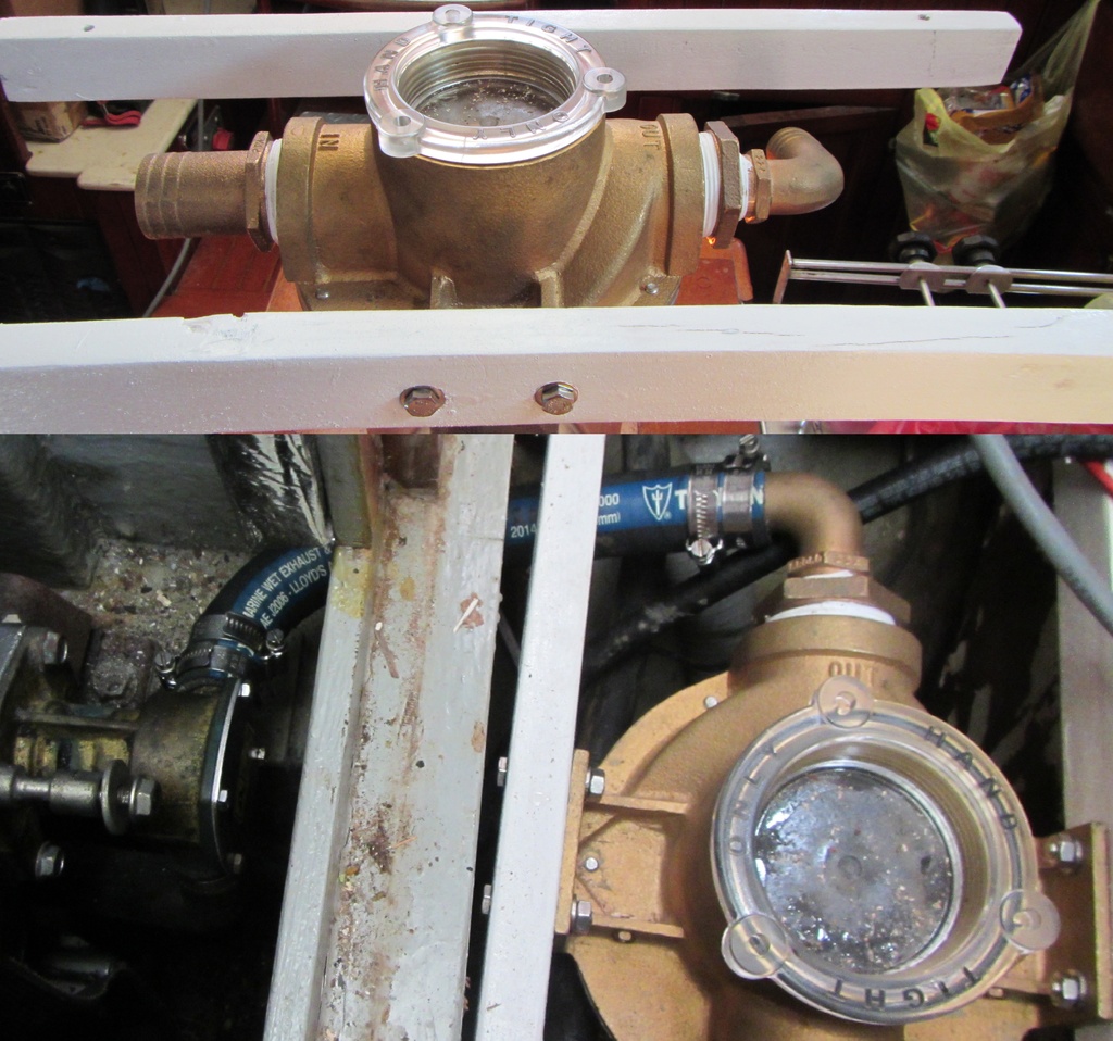 Engine Seawater Intake - Dove Free Spirit