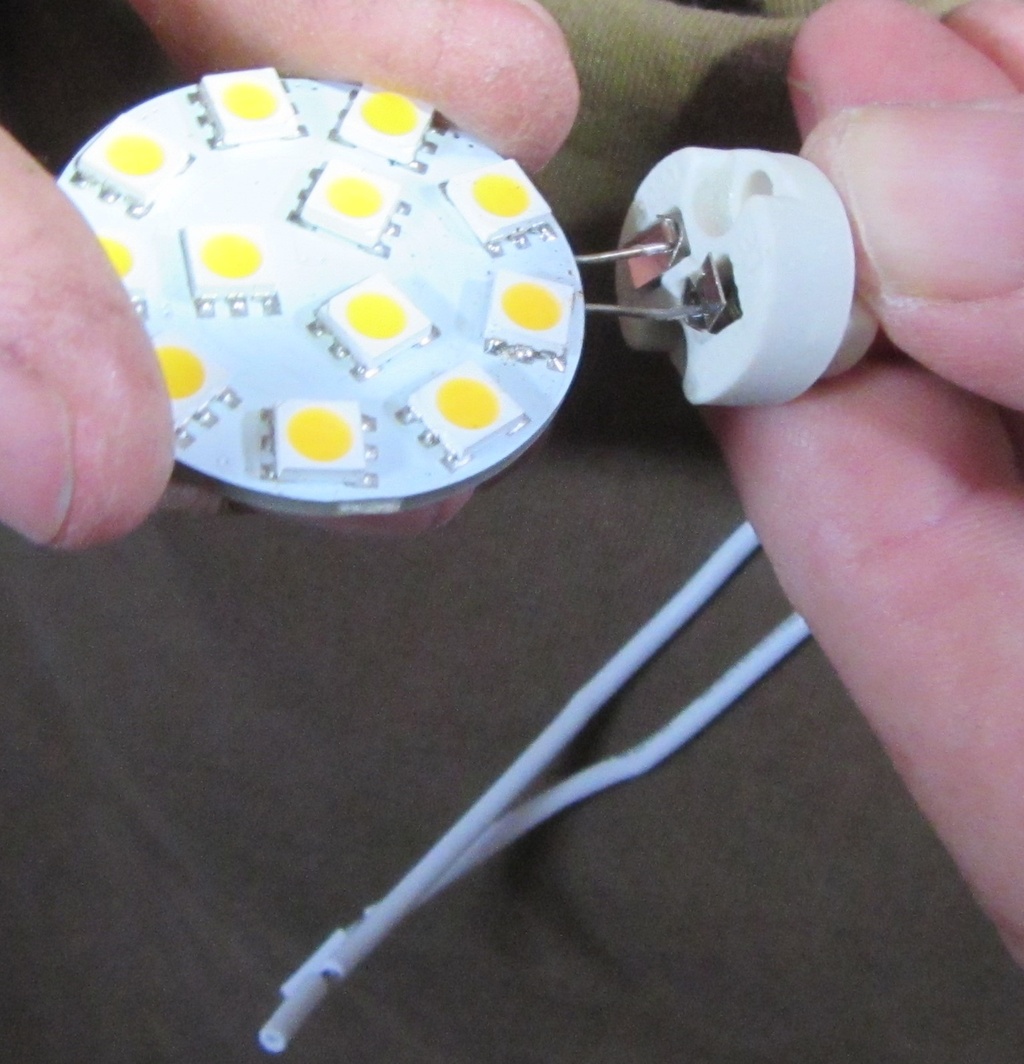 Overhead LED Lights - Dove Free Spirit