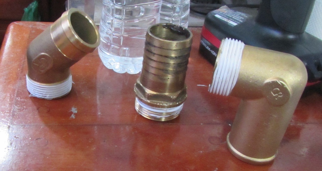 Galley Sink Isotherm Thru Hull Seacock – Installation - Dove Free Spirit