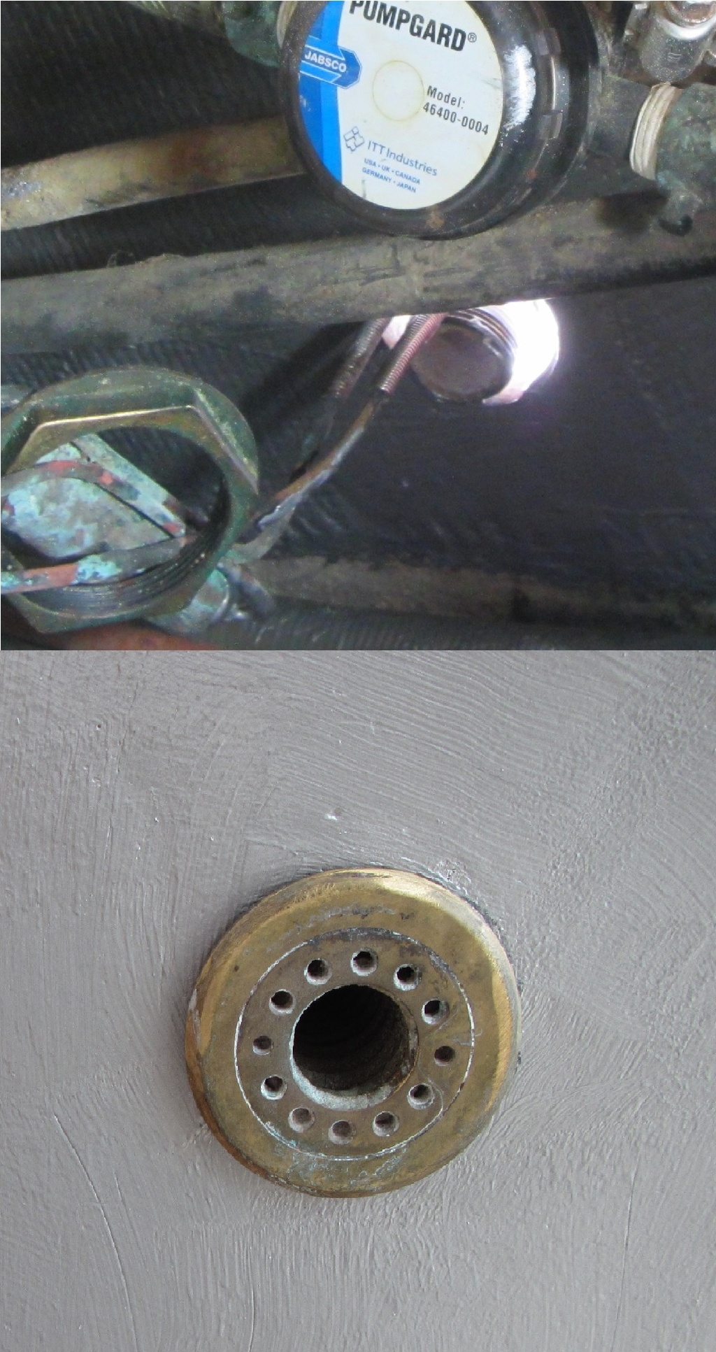 Galley Sink Isotherm Thru Hull Seacock – Installation - Dove Free Spirit