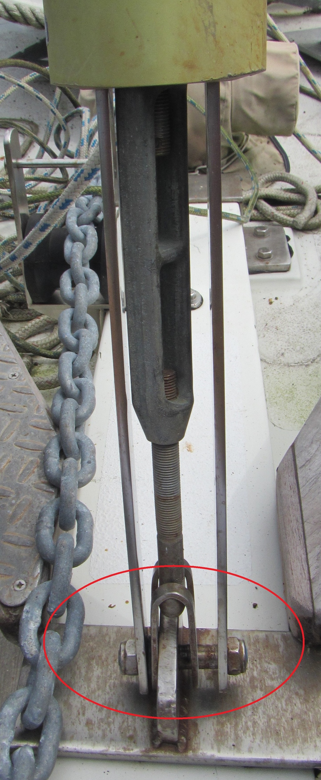 Standing Rigging Replacement – Inner Forestay Shroud - Dove Free Spirit