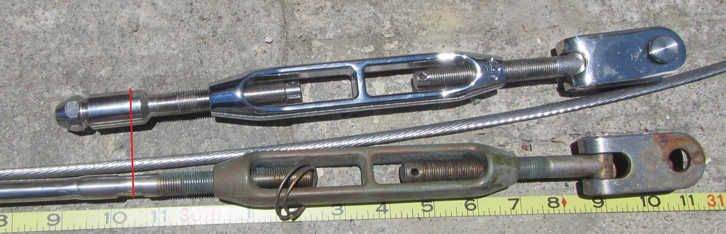 Standing Rigging Replacement – Intermediate Shrouds - Dove Free Spirit