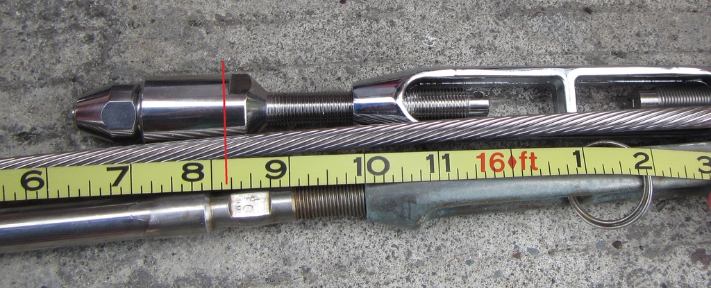 Standing Rigging Replacement – Lower Shrouds - Dove Free Spirit