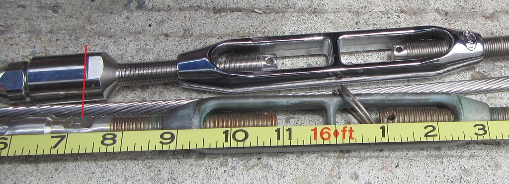 Standing Rigging Replacement – Lower Shrouds - Dove Free Spirit