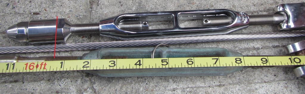 Standing Rigging Replacement – Lower Shrouds - Dove Free Spirit