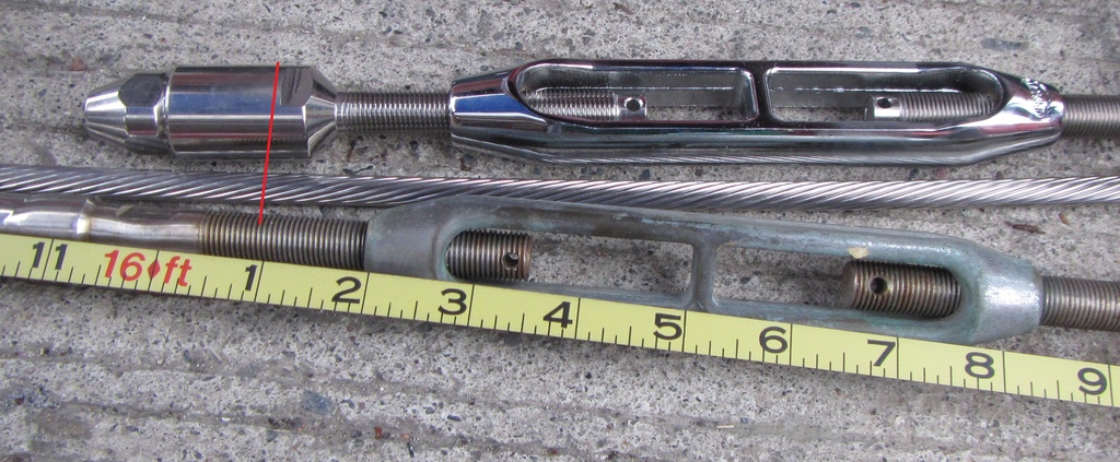 Standing Rigging Replacement – Lower Shrouds - Dove Free Spirit