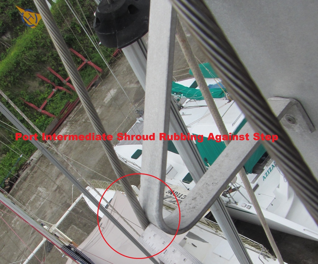 Standing Rigging Replacement – Intermediate Shrouds - Dove Free Spirit