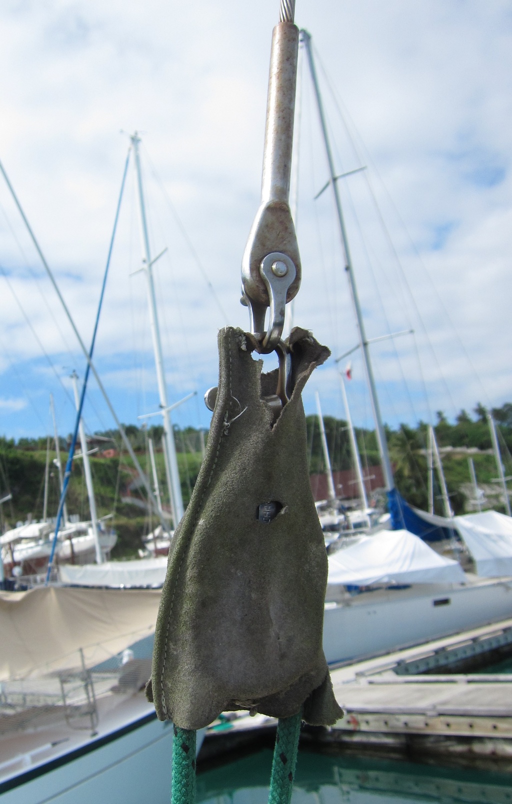 Standing Rigging Replacement – Running Backstays - Dove Free Spirit