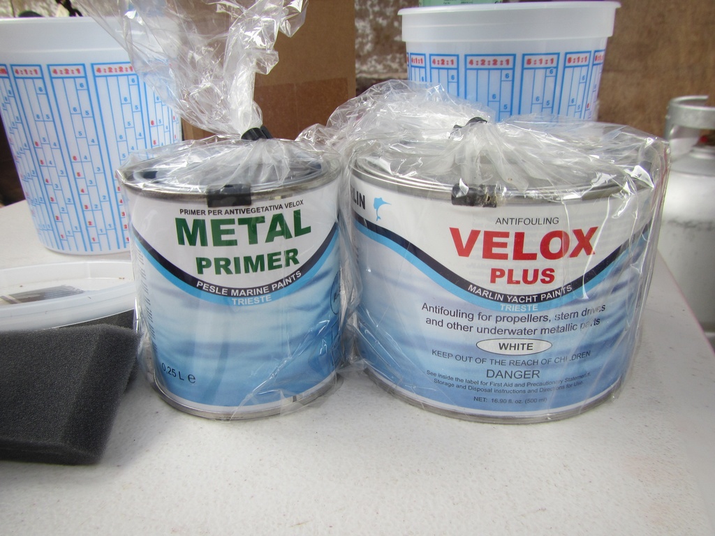 Propeller Install and Paint - Dove Free Spirit