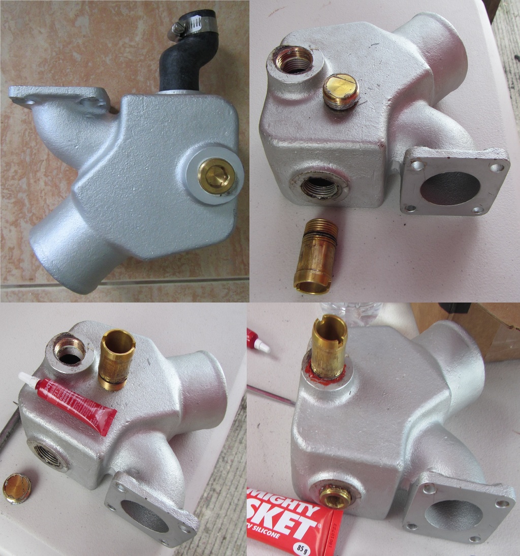 Yanmar Engine Exhaust Water Mixing Elbow - Dove Free Spirit